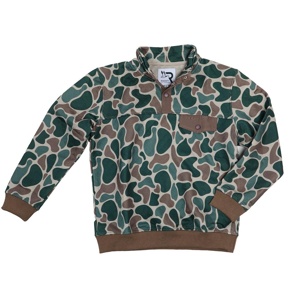 Fieldstone Boy's Camo Roost Quilted Pullover