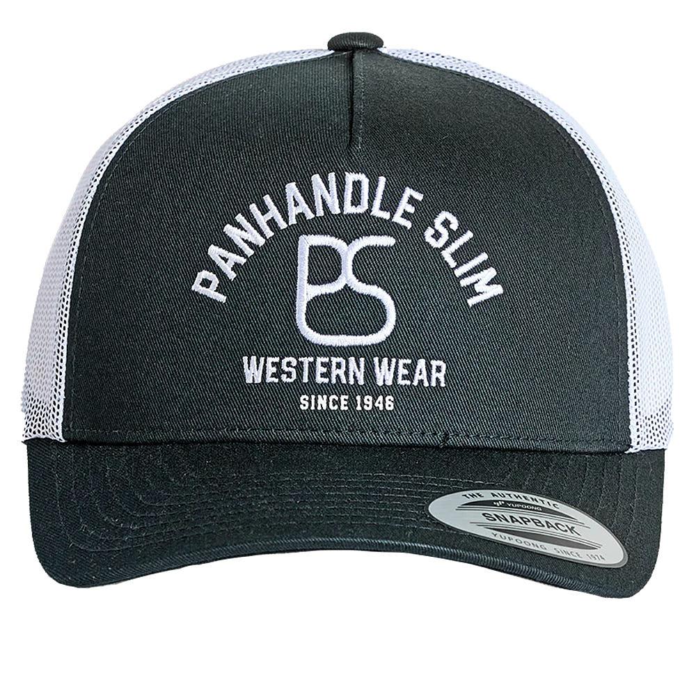 Panhandle Men's Black Embroidered Logo Cap
