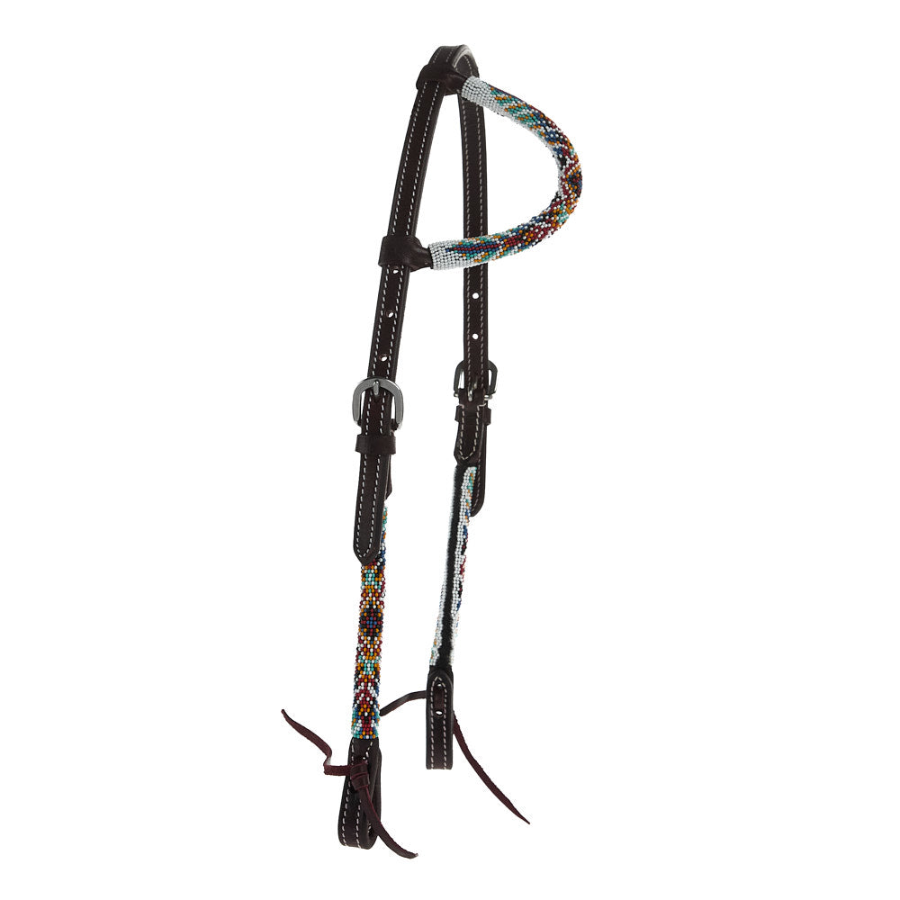 Tough 1 Dallas Beaded Single Ear Headstall
