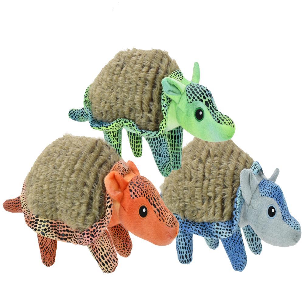 Multipet Armadillo Plush Dog Toy