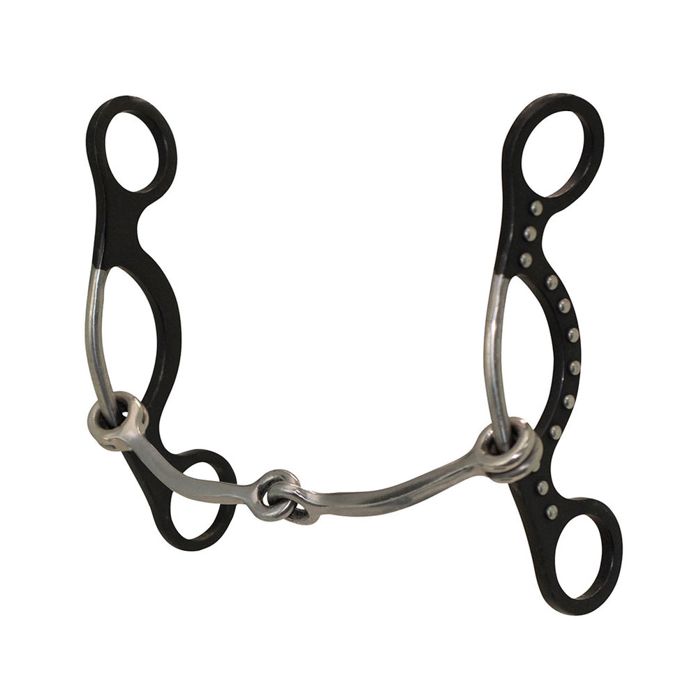 Cowboy Tack Classical Dot Square Snaffle Short Gag Bit