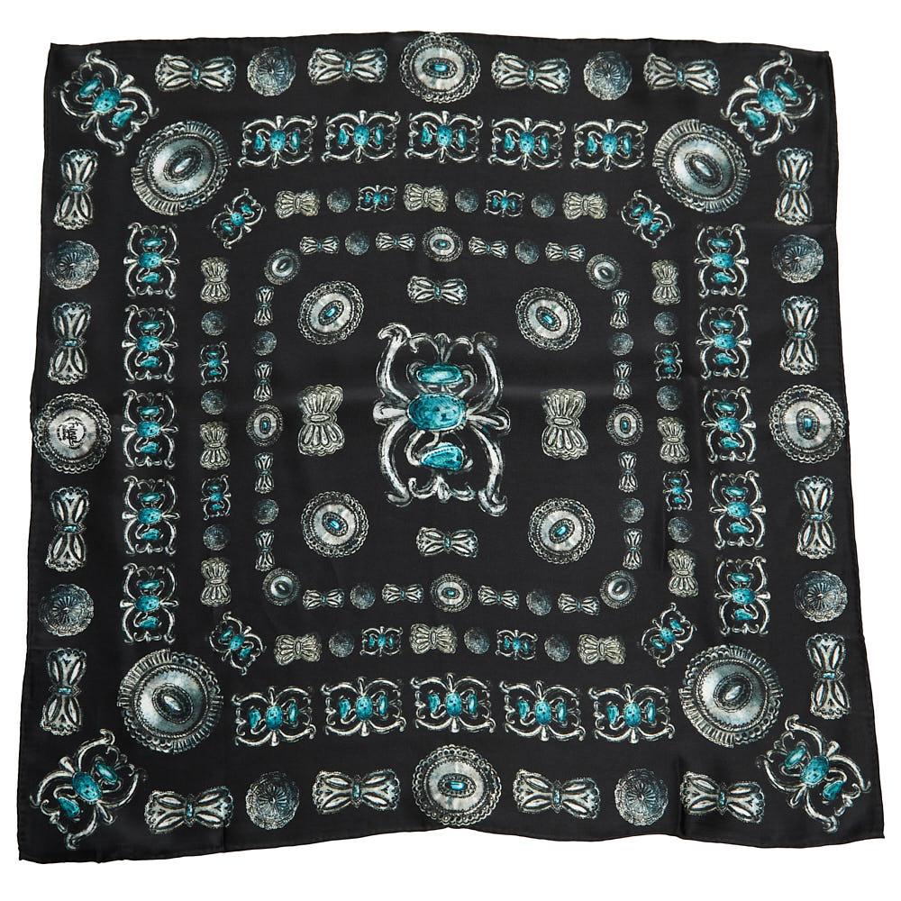 Fringe Scarves Turquoise Concho Shorty