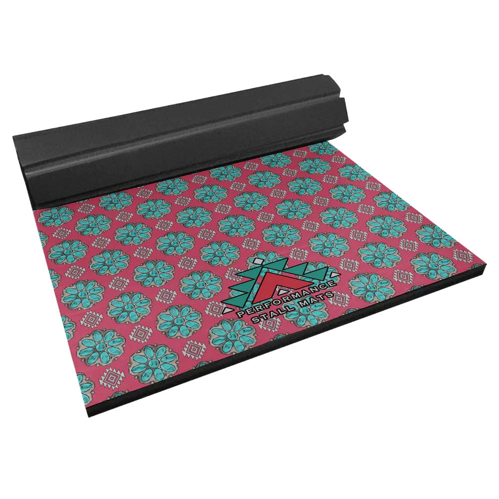 Performance Stall Mats Pink Squash Blossom 5x10 Stall Mat