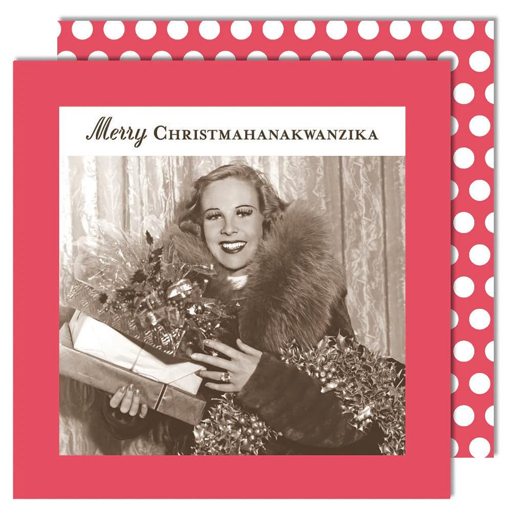 Shannon Martin Design Christmahanakwanzika Cocktail Napkins