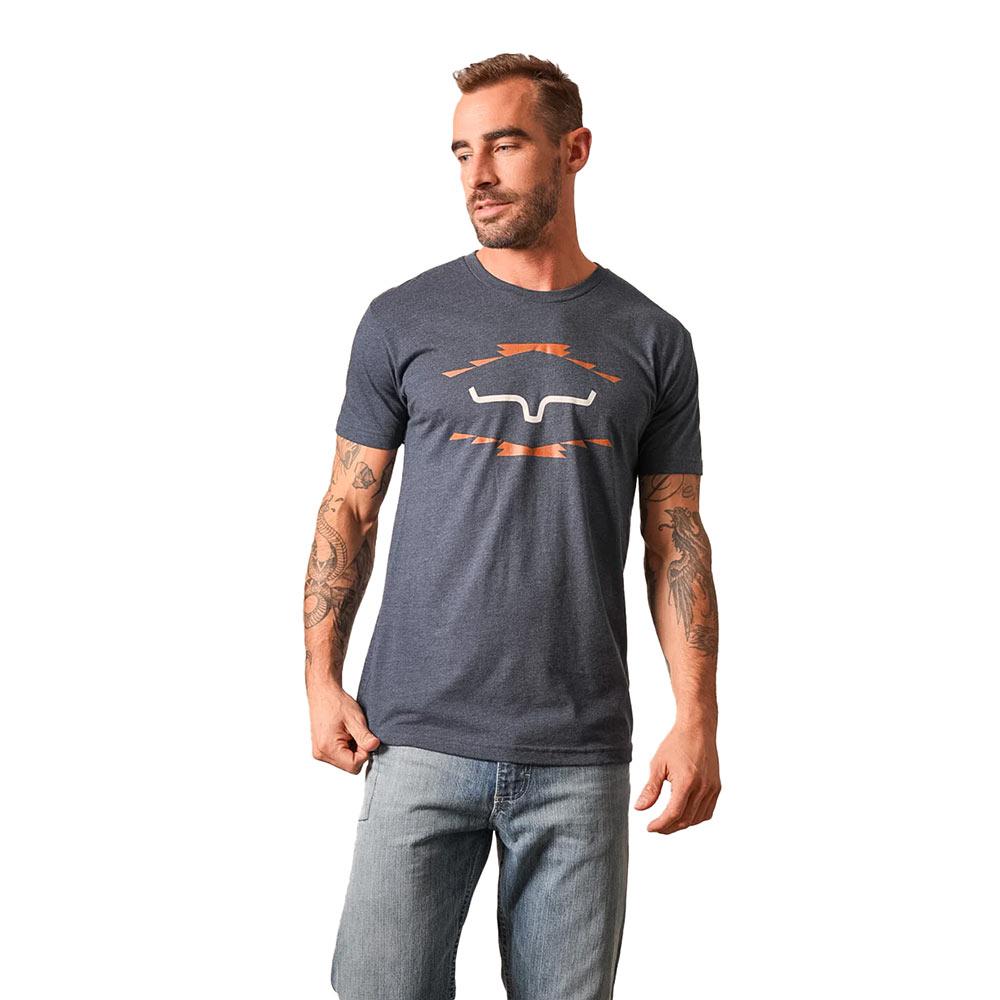 Kimes Ranch Men's Vintage Badge Midnight Navy Tee Shirt