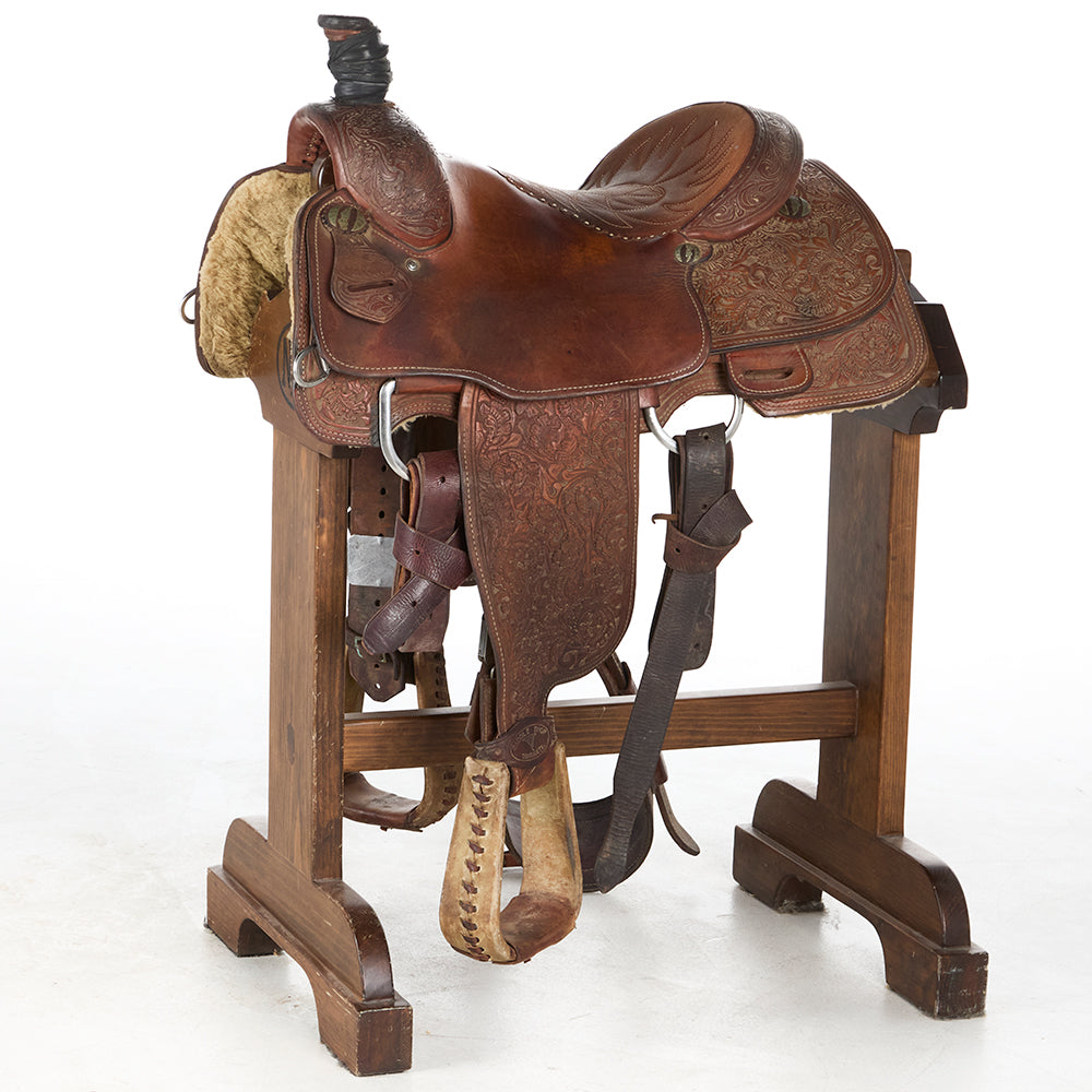 Twister Saddle Shop Used 14.5in Bicycle Seat 7/8 Breed Team Roper