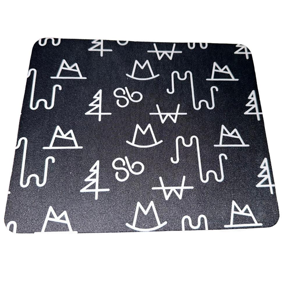 The Front Porch Label Black Brand Mouse Pad