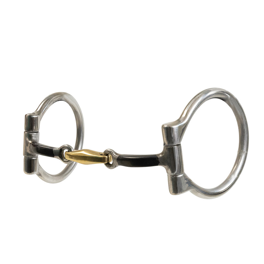 Professionals Choice Equisential D Ring 3-Piece Square Bar Snaffle Bit