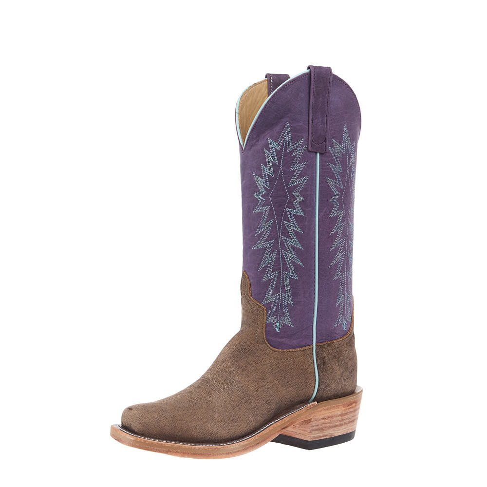 Anderson Bean Women's Ride Ready Eastwood Camel 13In Violet Buffamonte