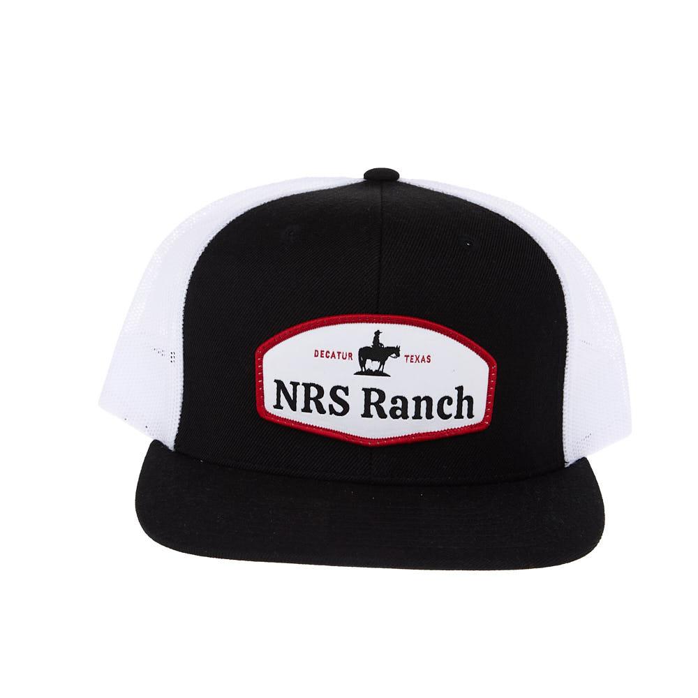 NRS Ranch Cowboy Logo Black & White Cap