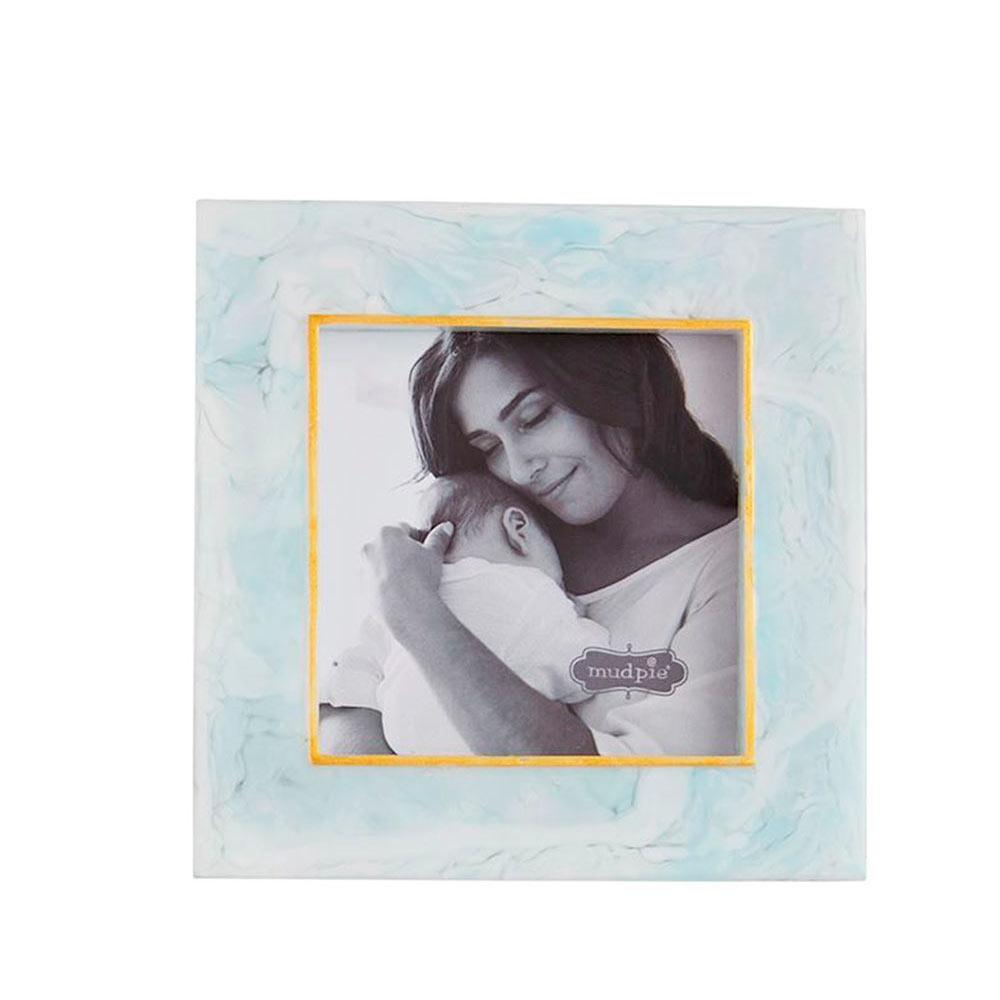 Mud Pie Blue Resin Small Frame