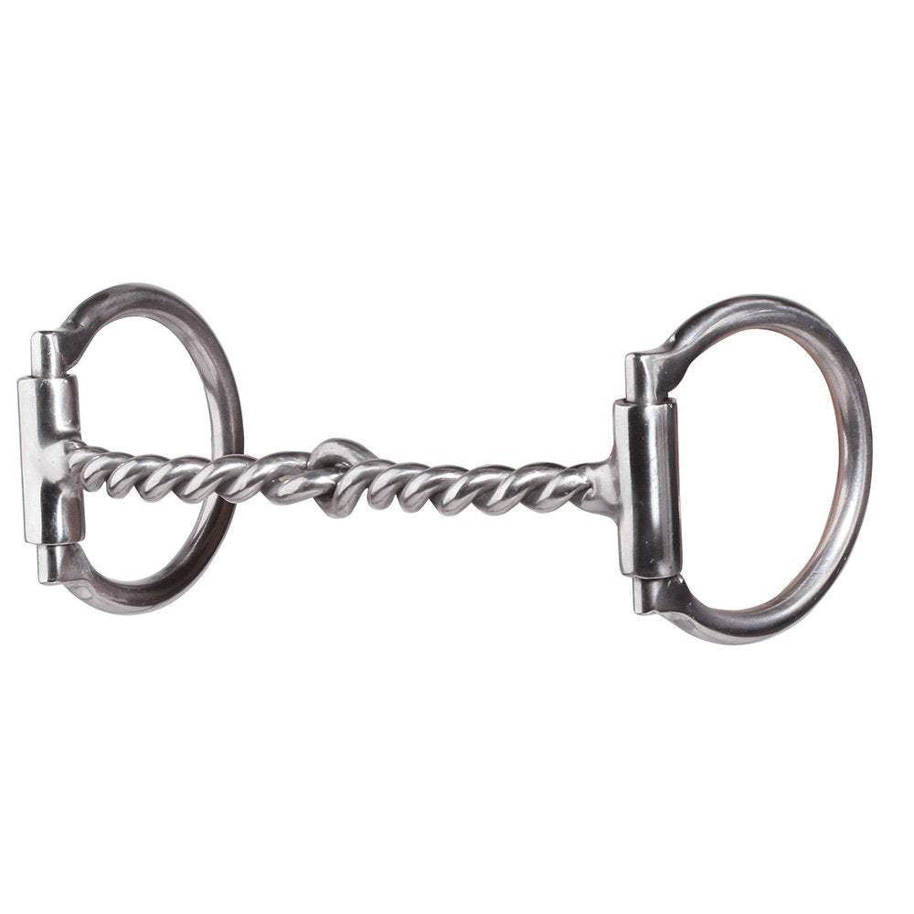 Professionals Choice Pro Twisted Wire D-Ring Snaffle Bit