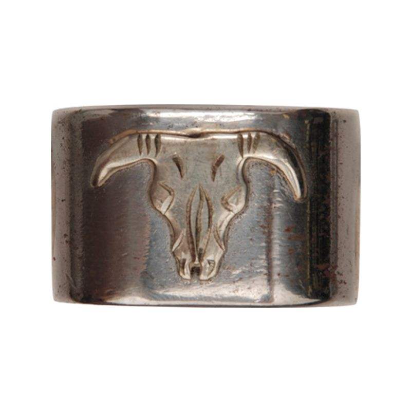 Cowpuncher Silver Mounted Steer Head Horn Knot