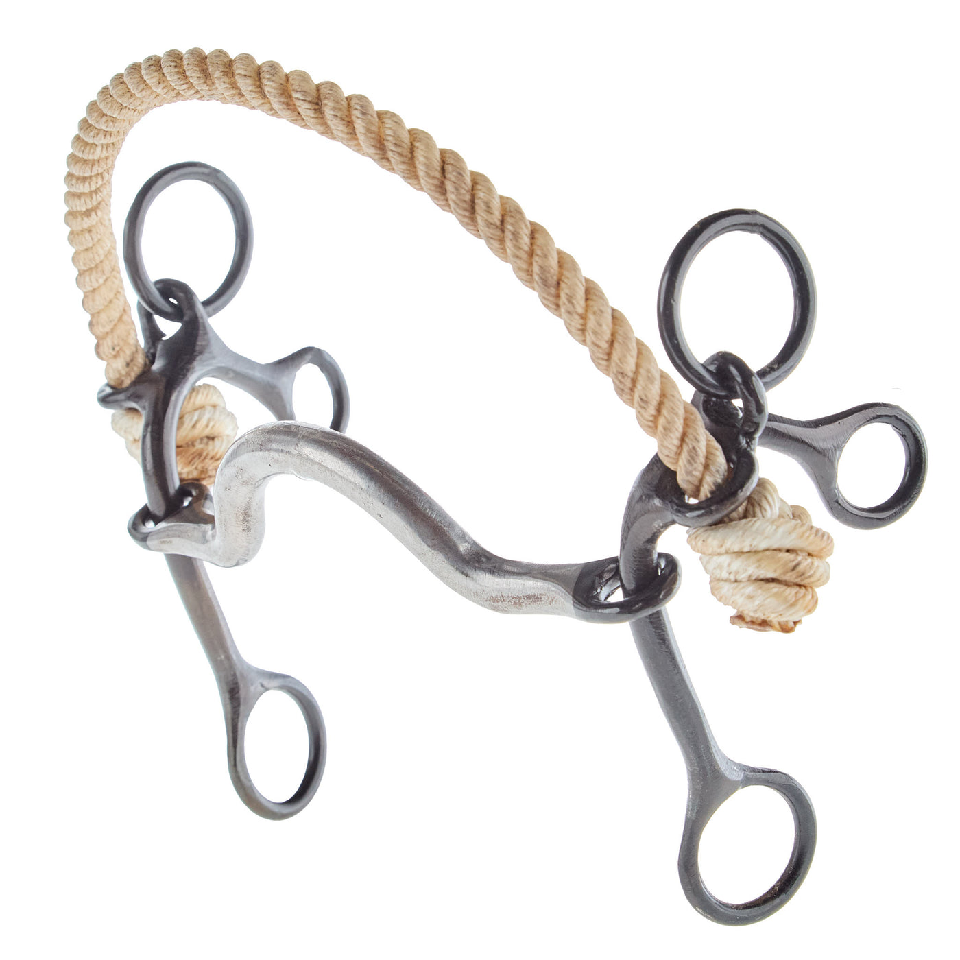 Dutton Bits Low Port Mullen Rope Nose Gag