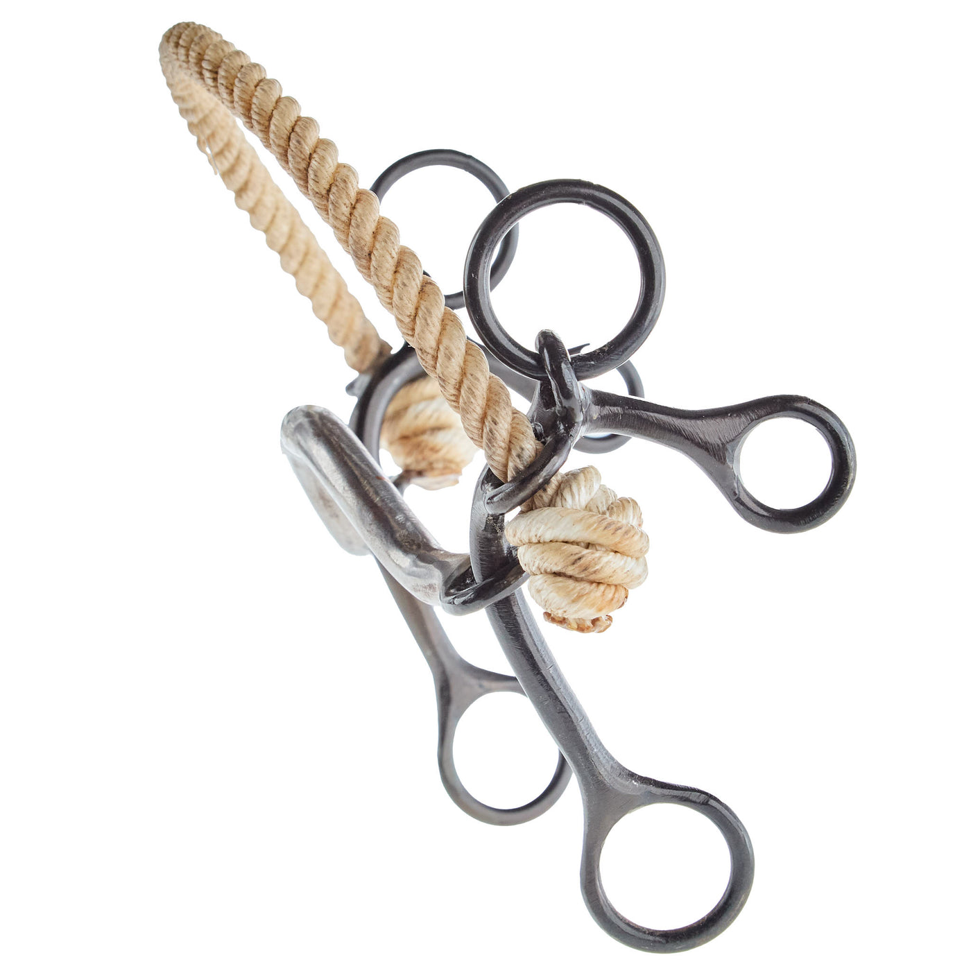 Dutton Bits Low Port Mullen Rope Nose Gag