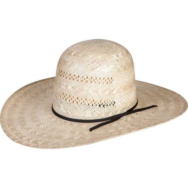 Rodeo King Rami Open Crown 4-1/2in. Brim Straw Cowboy Hat — NRS