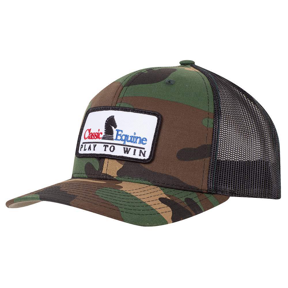 Classic Camo/Black Embroidered Patch Logo Cap