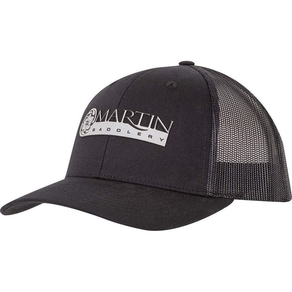 Martin Saddlery Black Etched Logo Cap