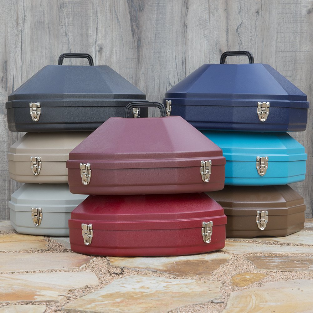 Hat Cans By Formco Black Stackable Western Hat Can