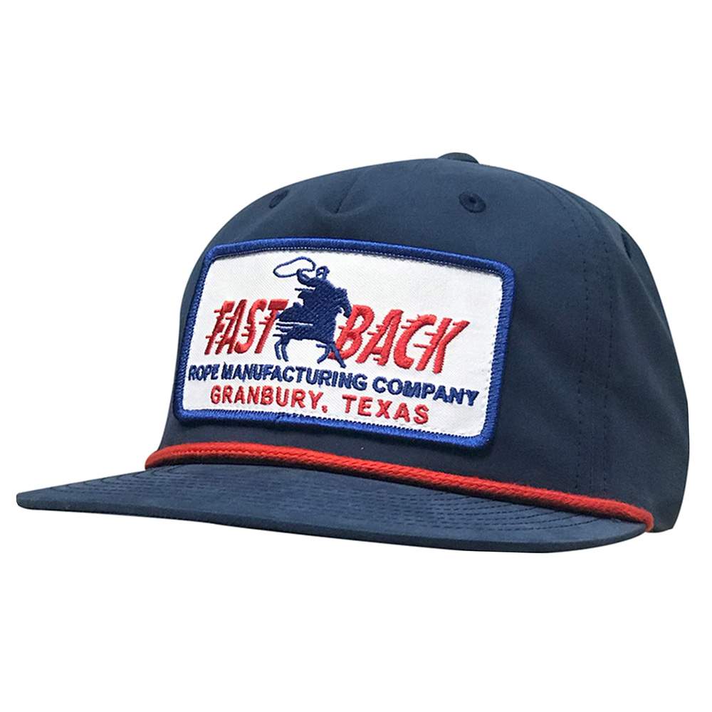 Fast Back Navy w/Braid Retro Patch Cap