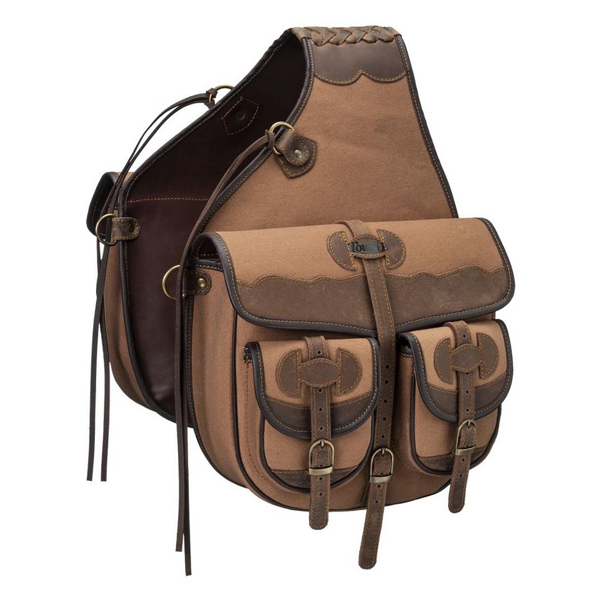 Tough 1 Canvas Trail Bag with Leather Accents