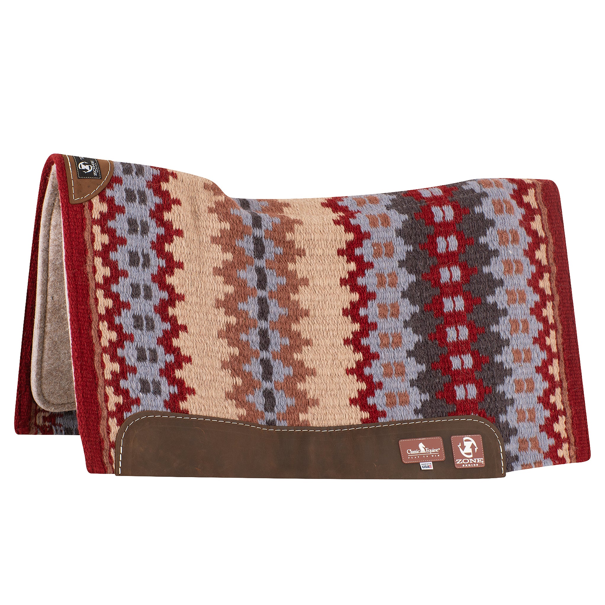 Classic Equine 34x38 Zone Series Blanket Top 1in Saddle Pad