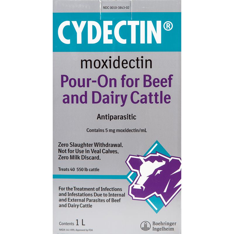 Bayer Cydectin Pour On Dewormer 1 Liter