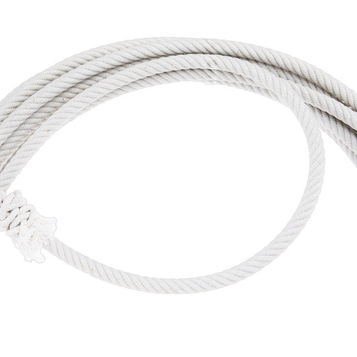 310 Ranch Life Heel & Drag White Waxed Cotton 30ft Ranch Rope