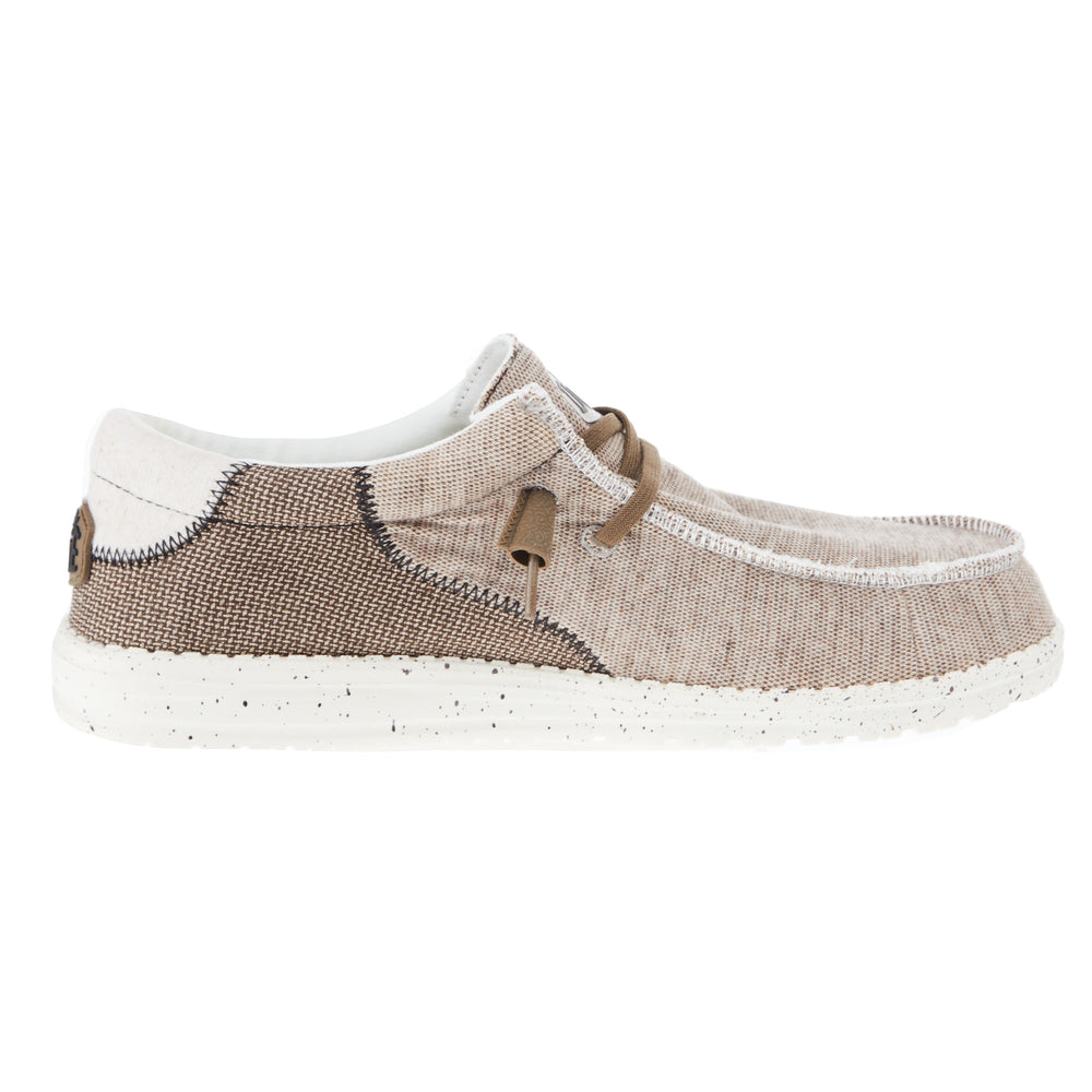 Heydude Men's Hey Dude Wally Stitch Teak Casual Shoe