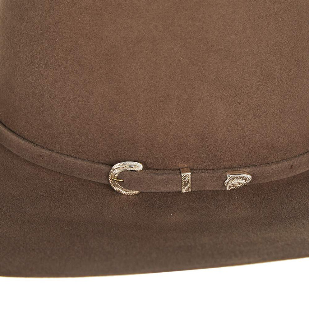 American Hats 40x Pecan 4 1/4in Brim Felt Cowboy Hat