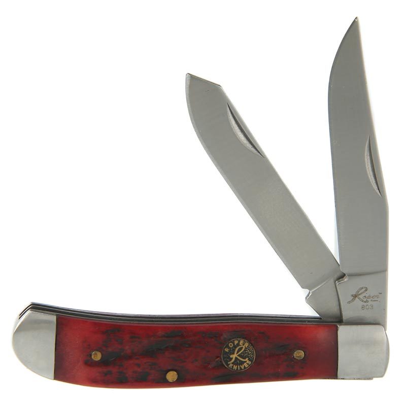 Roper Knives Red Bone Trapper Knife