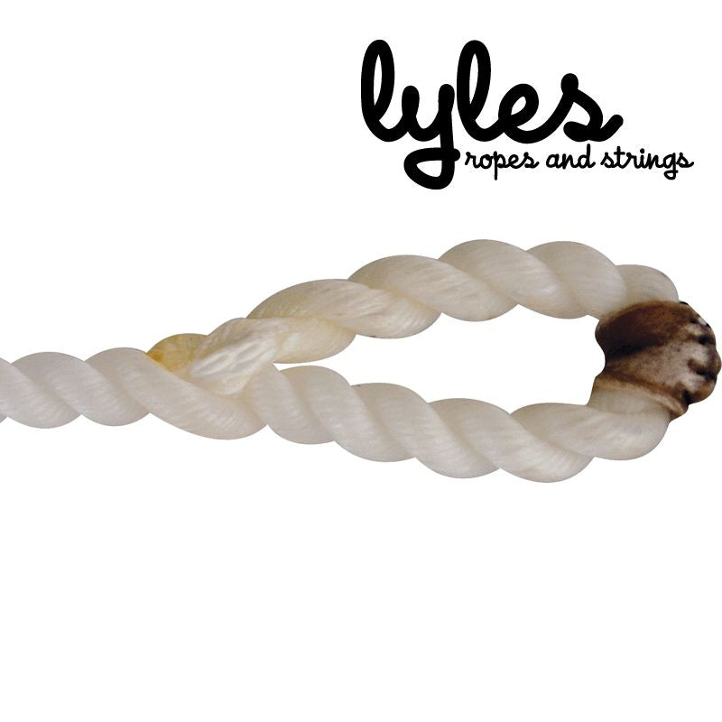 Lyles Lariats 7 1/2 ft White Steer String
