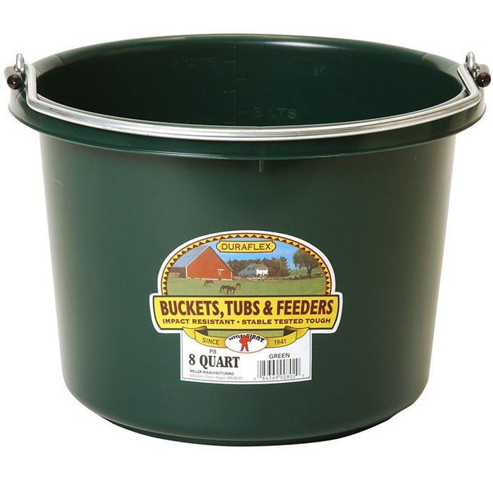 Little Giant 8 Quart Green Plastic Bucket — NRS