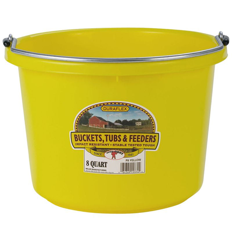 Little Giant 8 Quart Yellow Plastic Bucket