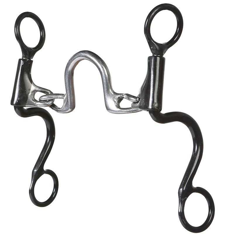 Dutton Bits 5 inch S cheek High Ported Chain Bit