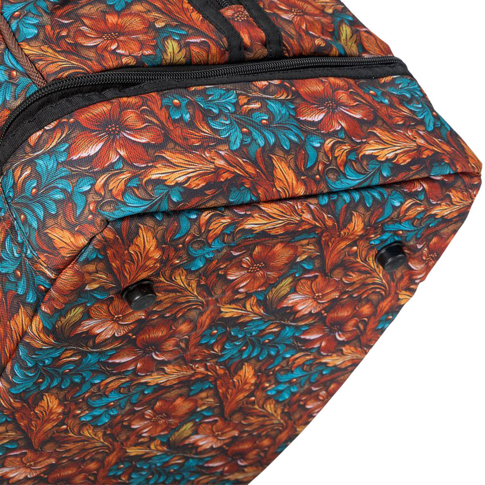 Tough 1 Teal Carved Duffle Bag