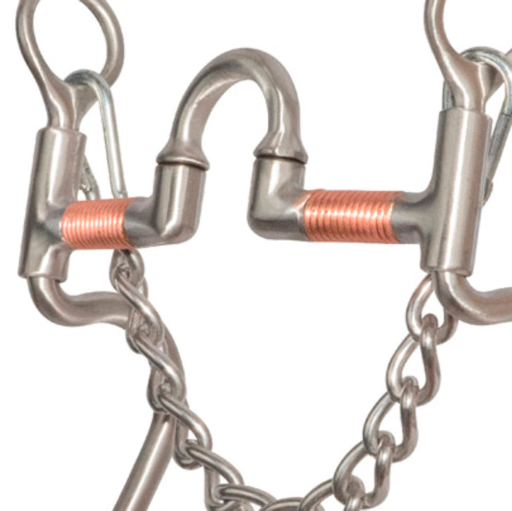 Cowboy Tack Walt Woodard 1 By 2 Copper Wrapped Correctional Shank Bit