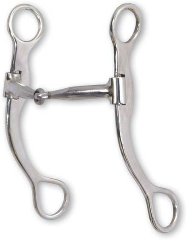 Classic 7 1/2in Stainless Cheek Smooth Snaffle Bit