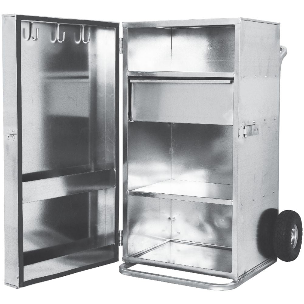 Weaver Livestock Galvanized Showbox Single Door 4`