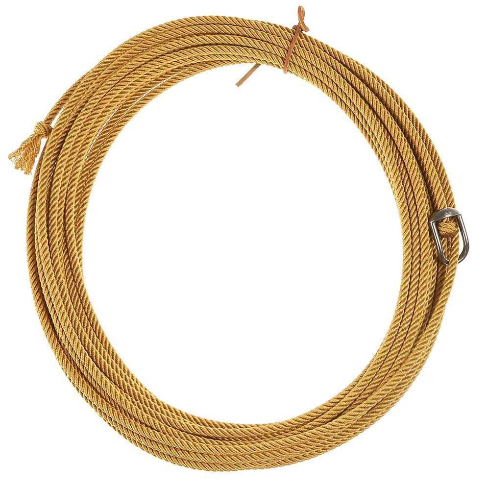King Saddlery Inc Ropes Quad Poly Gold 4 Strand 60ft Ranch Rope