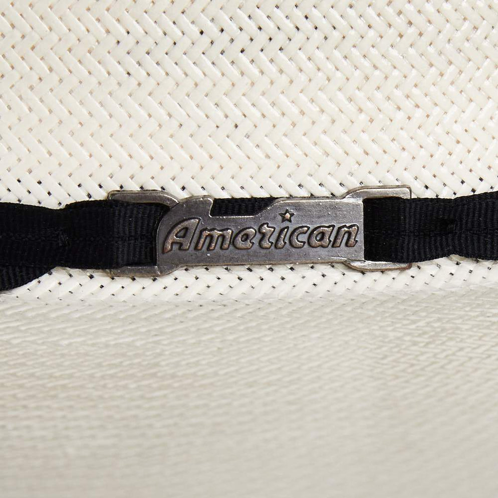 American Hats Co 20 Star Premium Shantung Open Crown Two Cord Black Ba