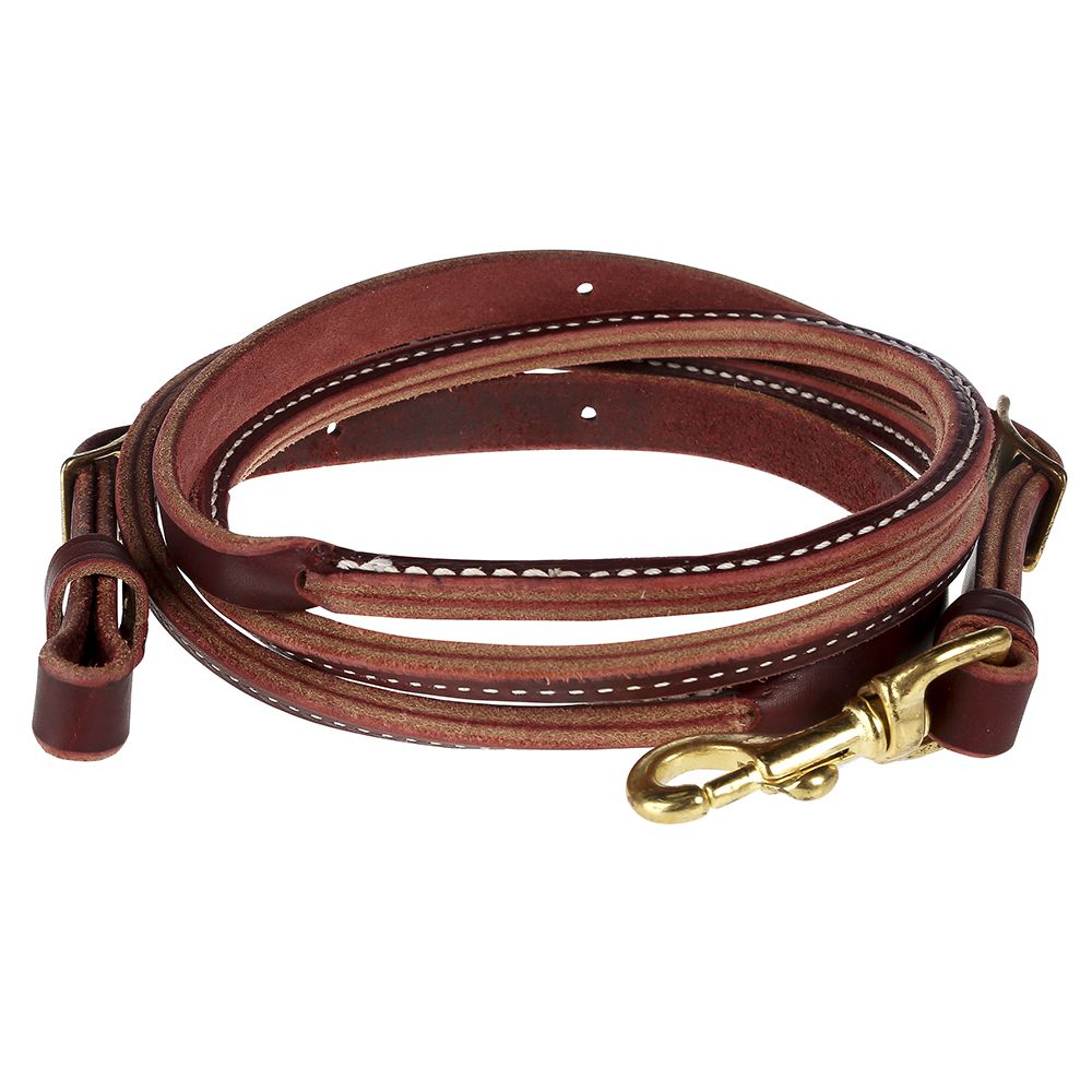 NRS Tack Latigo Rolled Roping Reins