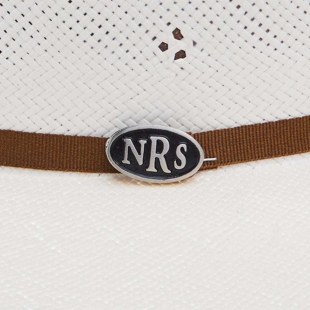 Nrs Hats 20X Shantung 4 1/4in Brim Open Crown 4 Line Whiskey Band Hat