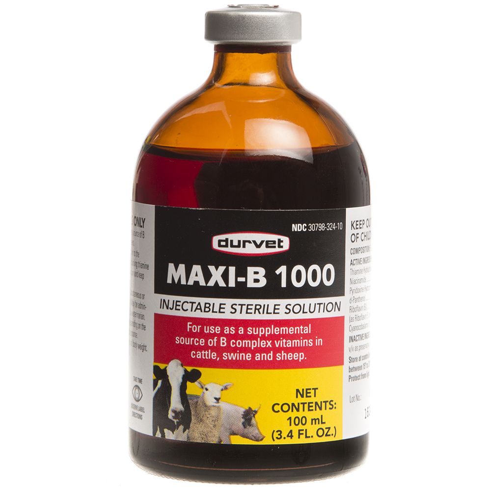 Maxi B 1000 | Shop Durvet Maxi B 1000 For Cattle - NRS