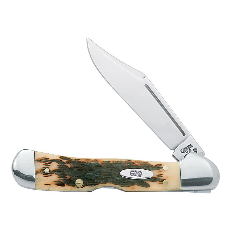 Case Amber Bone Mini CopperLock Knife