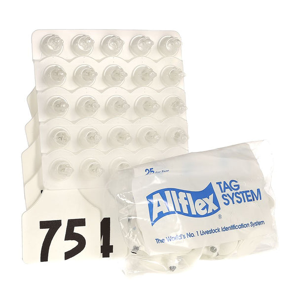 Merck Animal Health Allflex Large White 51-75 Cattle Ear Tags