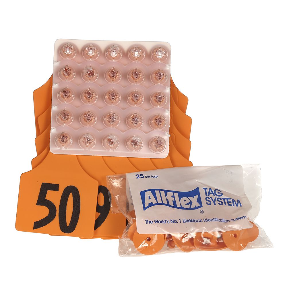 Merck Animal Health Allflex Orange Maxi 26-50 Tags