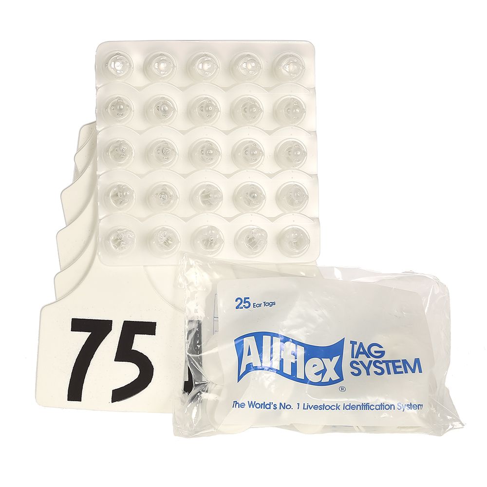Merck Animal Health Allflex White Maxi 51-75 Tags