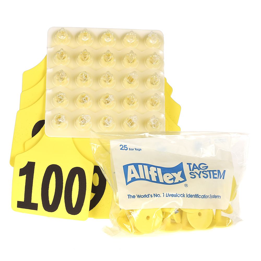 Merck Animal Health Allflex Yellow Maxi 76-100 Tags