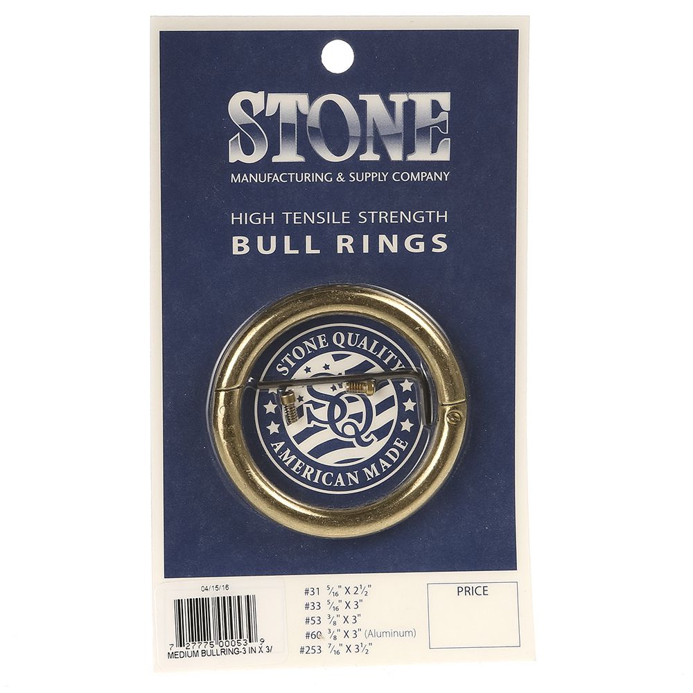 Stone Manufacturing Bull Ring #53 3/8in x 3in